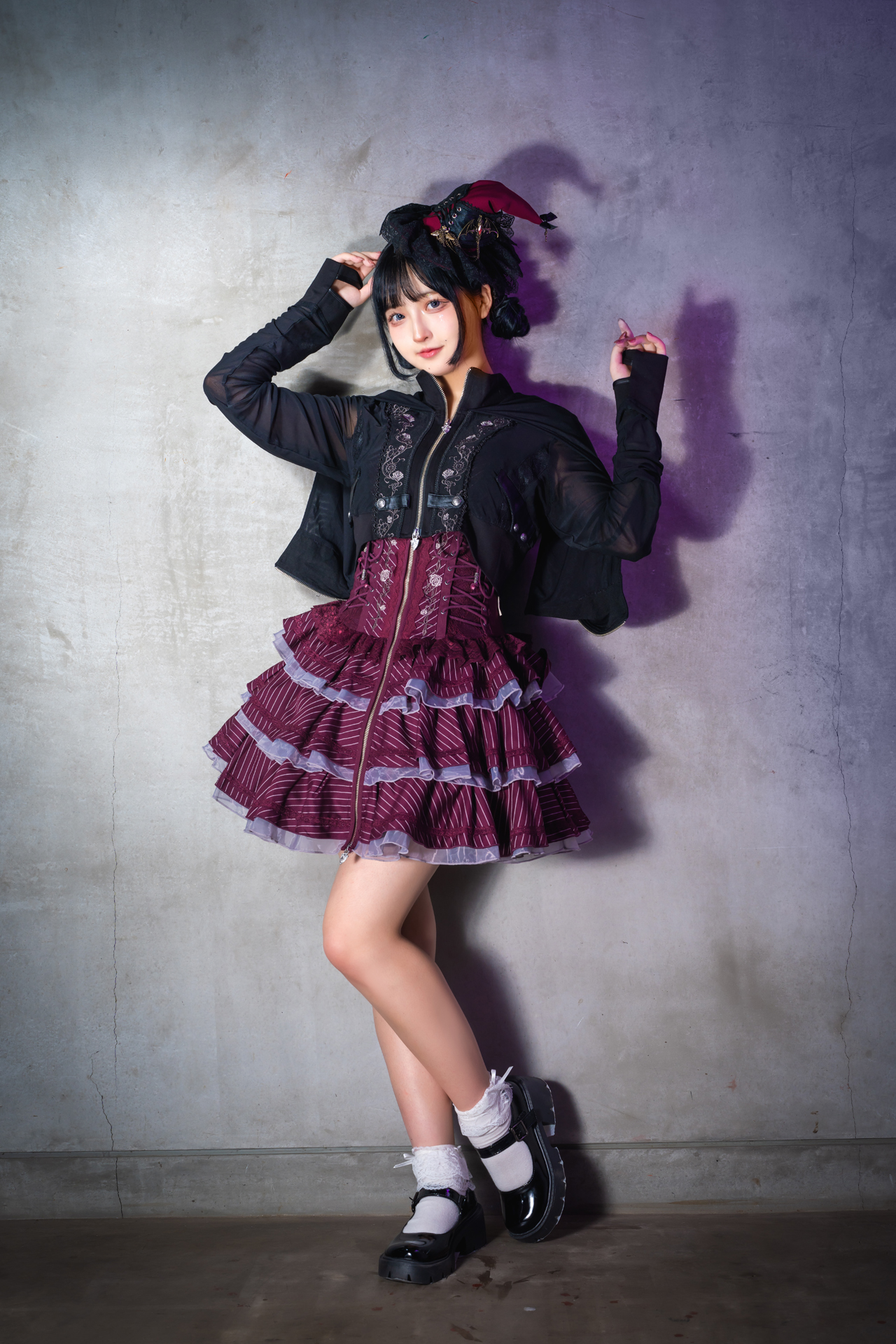 フルセットじゃなくても楽しめるOzz On Japanの魅力！甜ちゃんが着こなす新作・小悪魔風コーデ♪ - HARAJUKU POP WEB